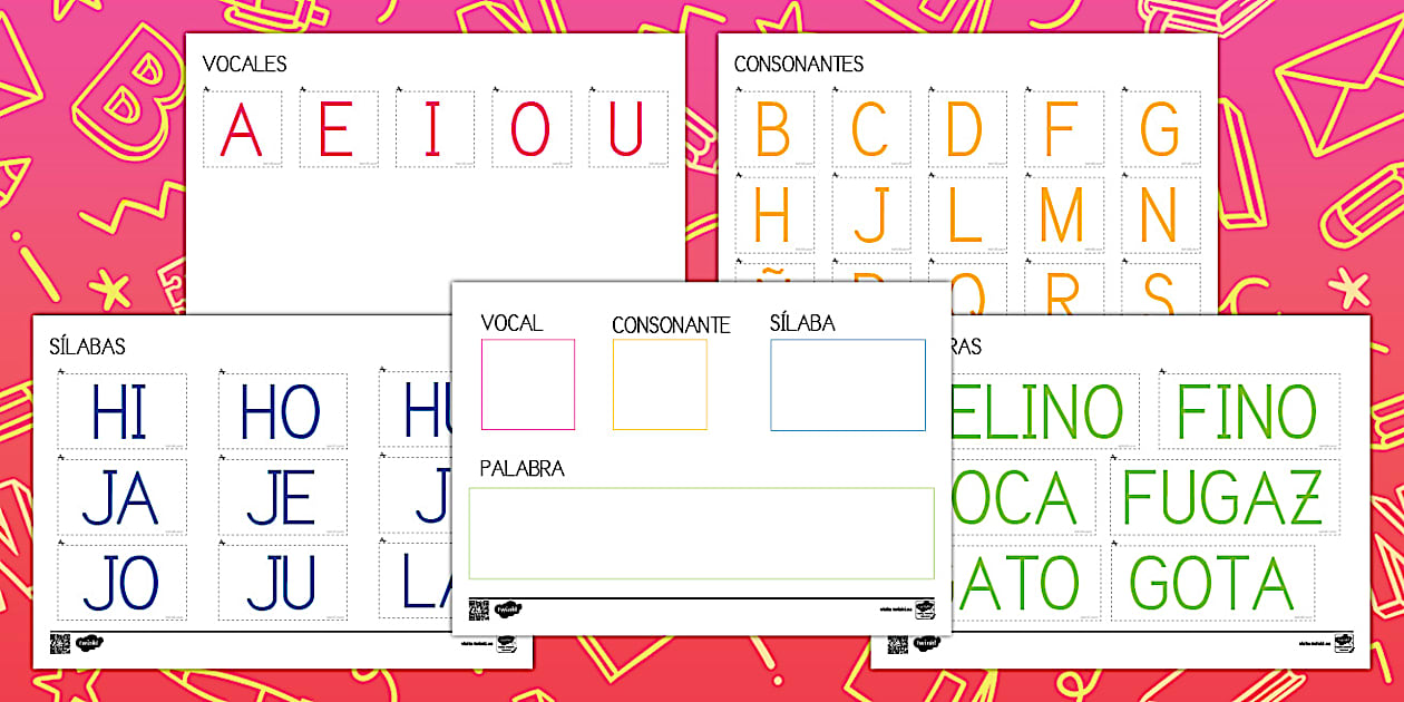Silabario: ¡Encuentra la palabra!