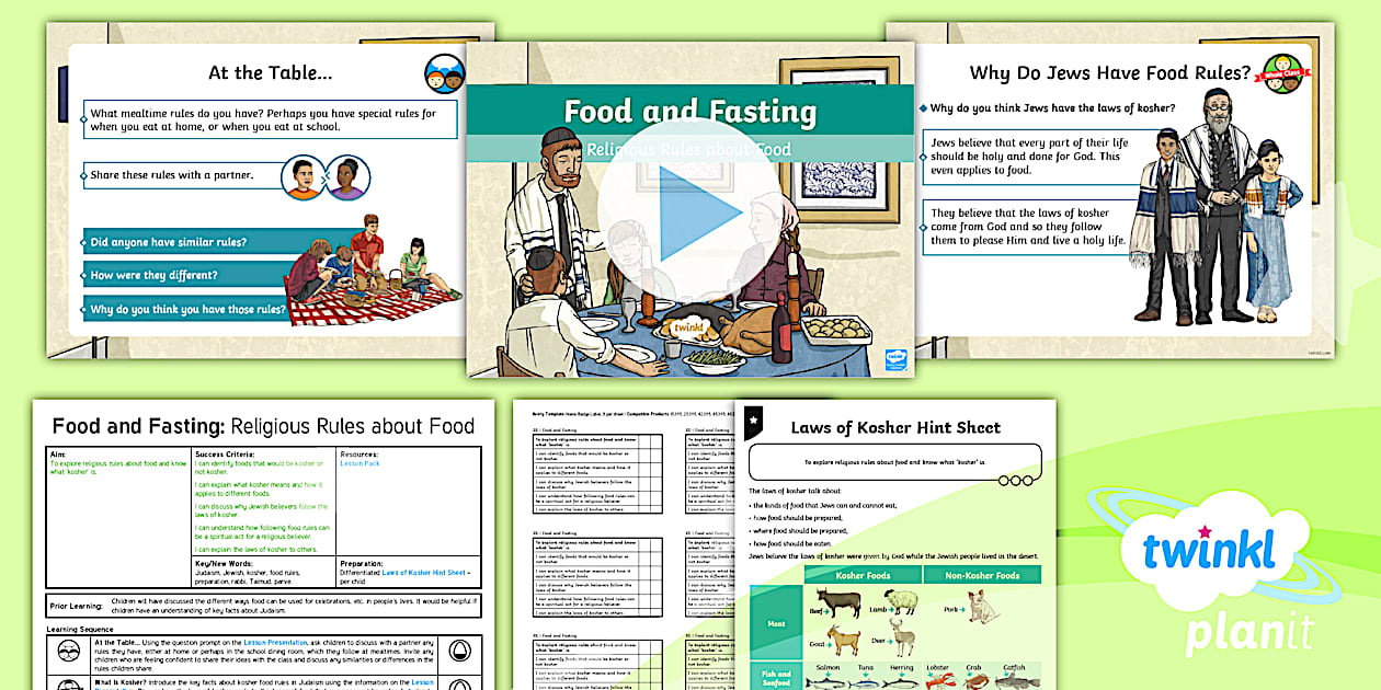 RE: Food and Fasting: Religious Rules about Food Year 4 Lesson 2