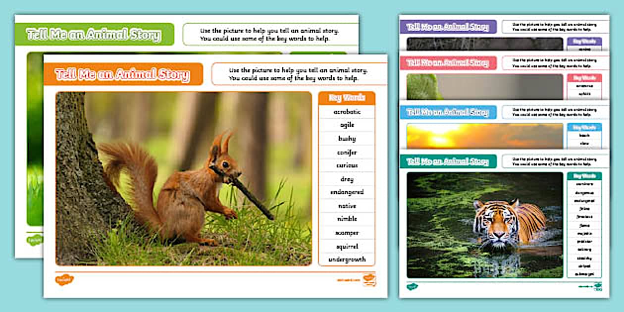 KS1 Tell Me an Animal Story Inspiration Activity Pack