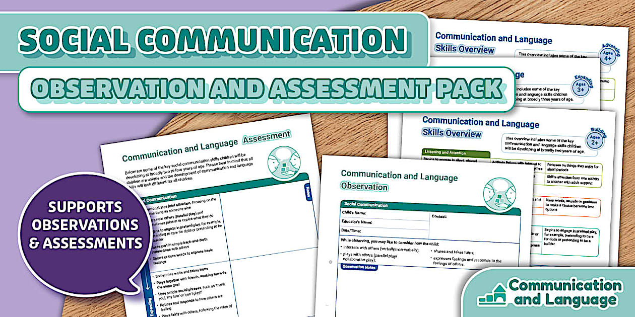 Communication and Language Assessment: Social Communication