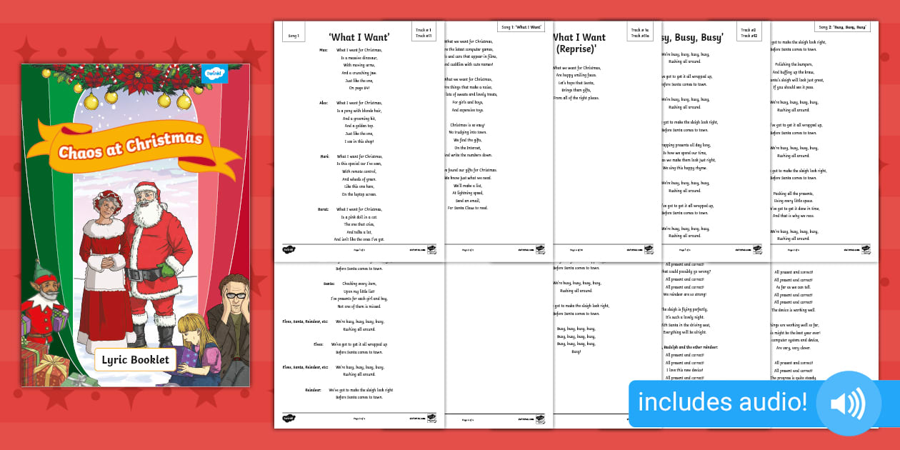 👉 Chaos at Christmas - Songs and Sound Effects Pack