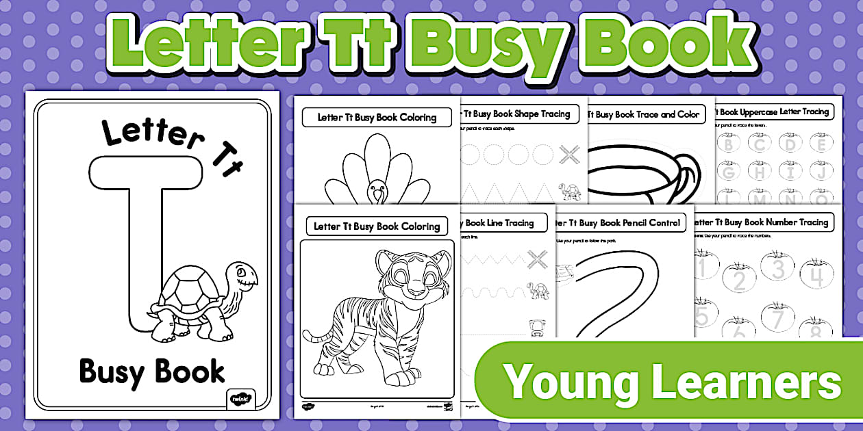 Letter Tt Busy Book