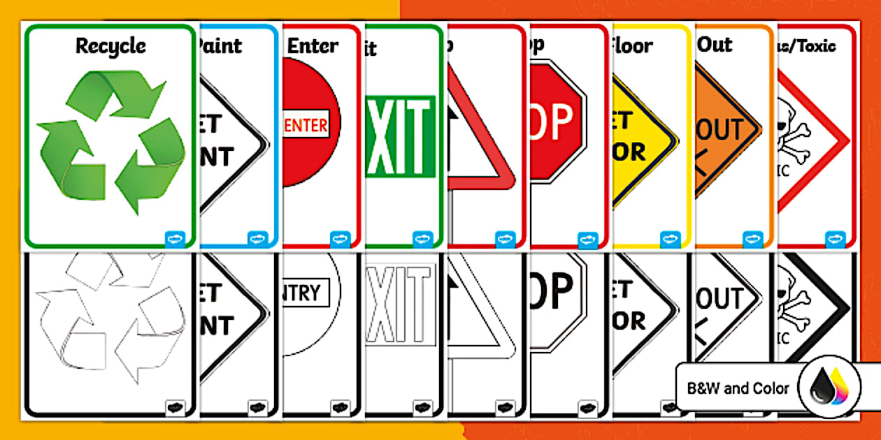 School Classroom Safety Signs | Resource | Twinkl USA