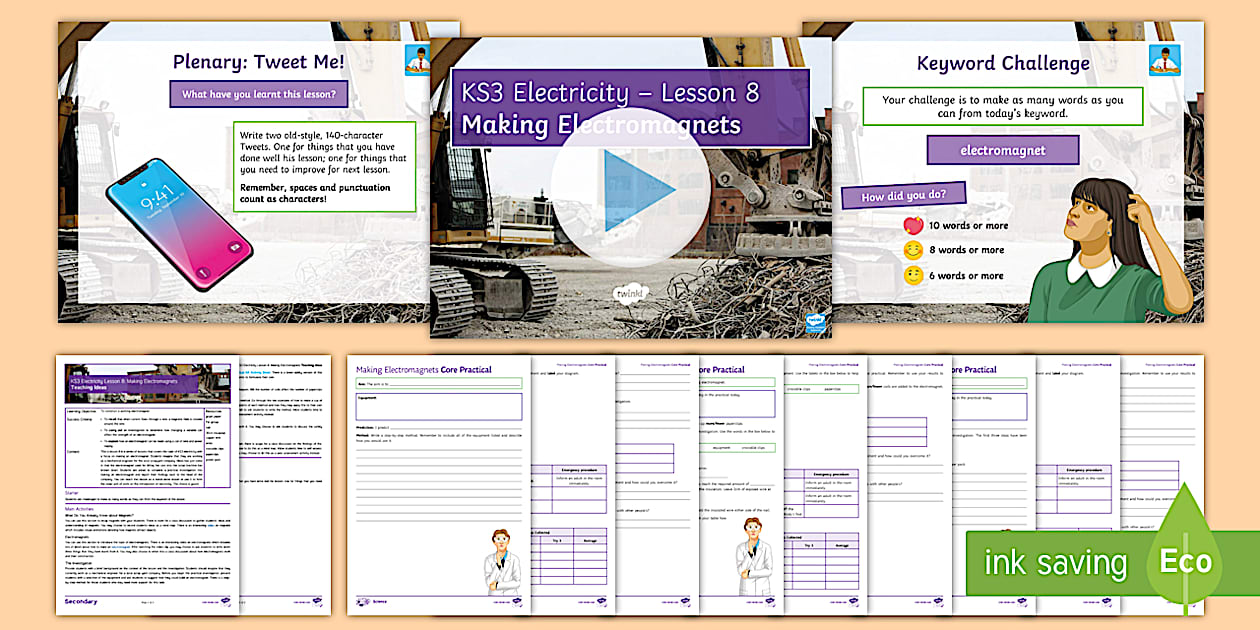 KS3 Electricity Lesson 8: Making Electromagnets | Beyond