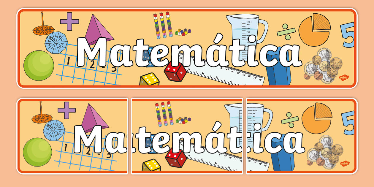 Banner Matemático (Hecho por educadores) - Twinkl