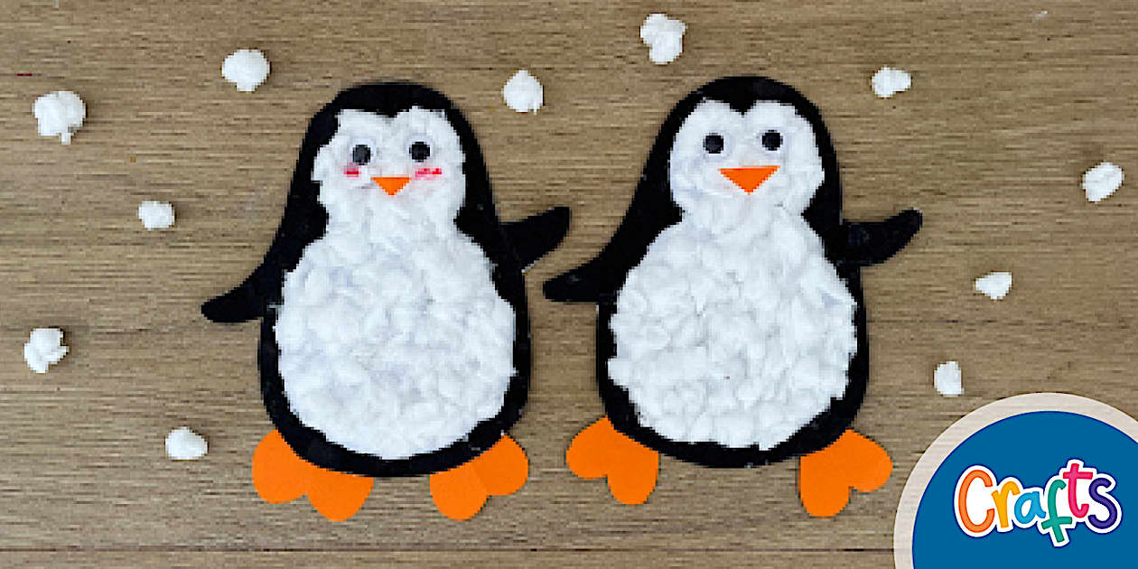 Manualidad: Collage de pingüino - Twinkl Crafts - Twinkl