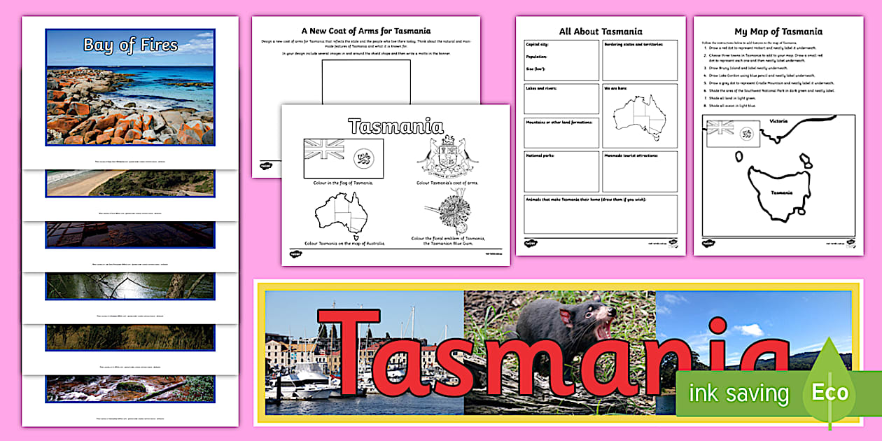 Australian States and Territories - Tasmania Resource Pack-Australia