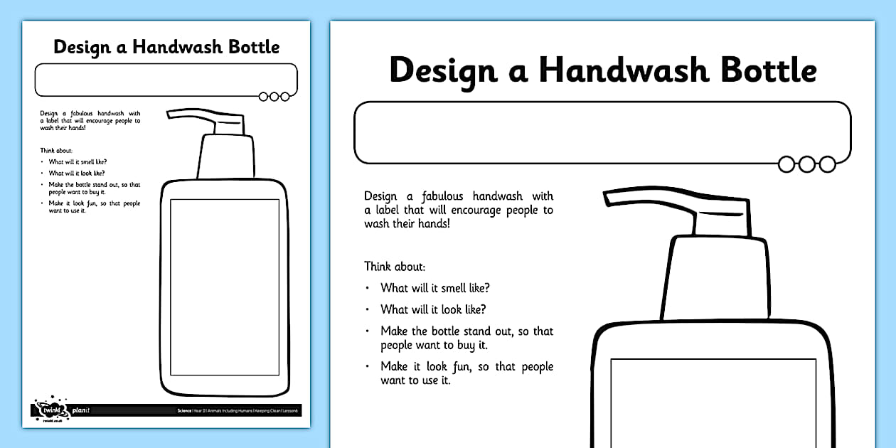 Design a Handwash | Hygiene | Health | Wellbeing | Parents