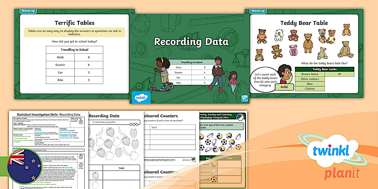 Level 1 Statistical Investigation: Displaying Data Lesson 1