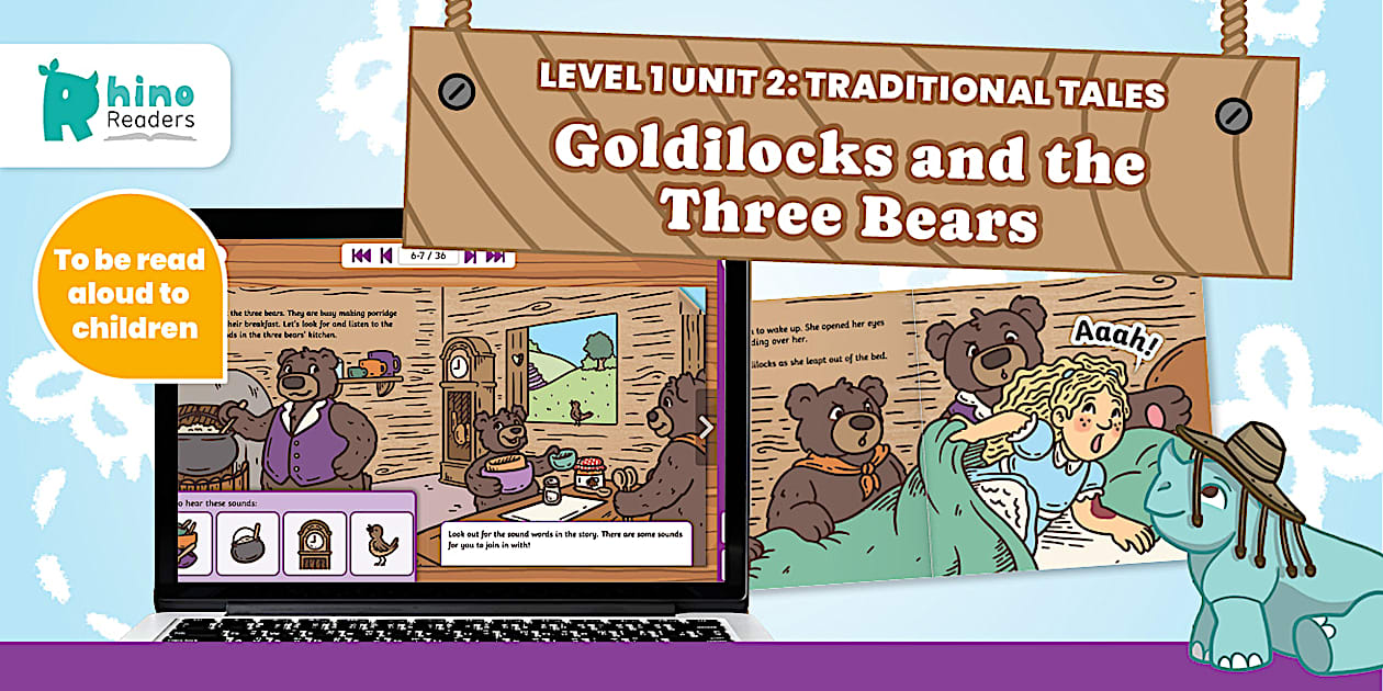 ‘Goldilocks and the Three Bears’ Pre-Reading eBook - Phonics