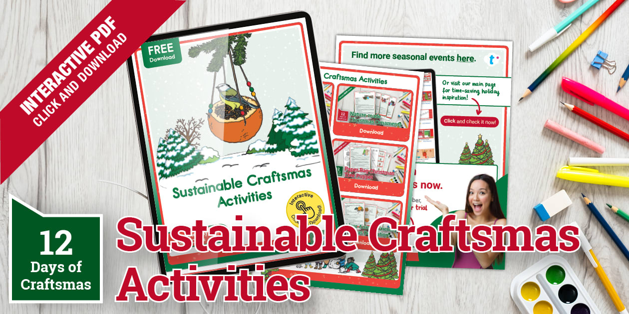 Sustainable Craftsmas Activities Pack