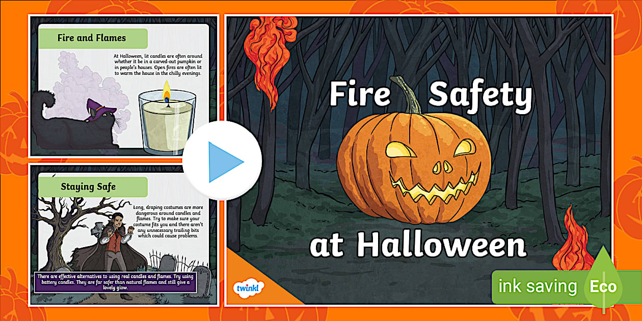 Fire safety Halloween | PowerPoint Resource | Twinkl
