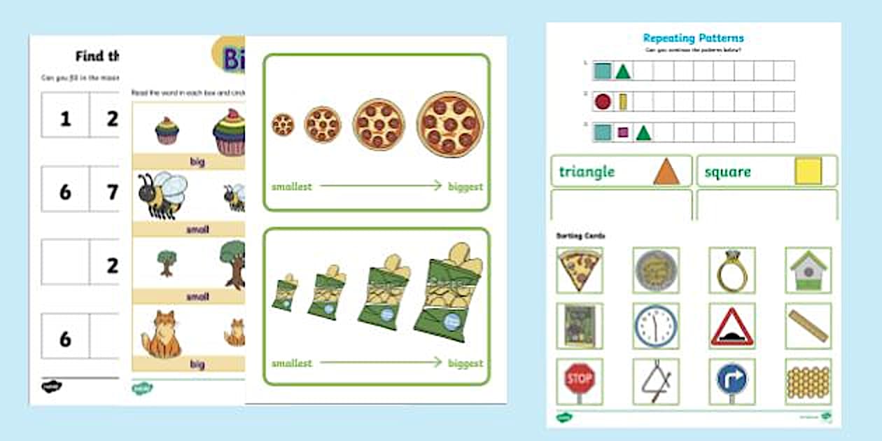 FREE! - BTS Series - Pre-math skills Special Pack - Twinkl