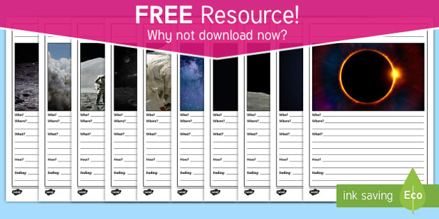 FREE! - National Science Week 2019 Picture Prompt Writing Template