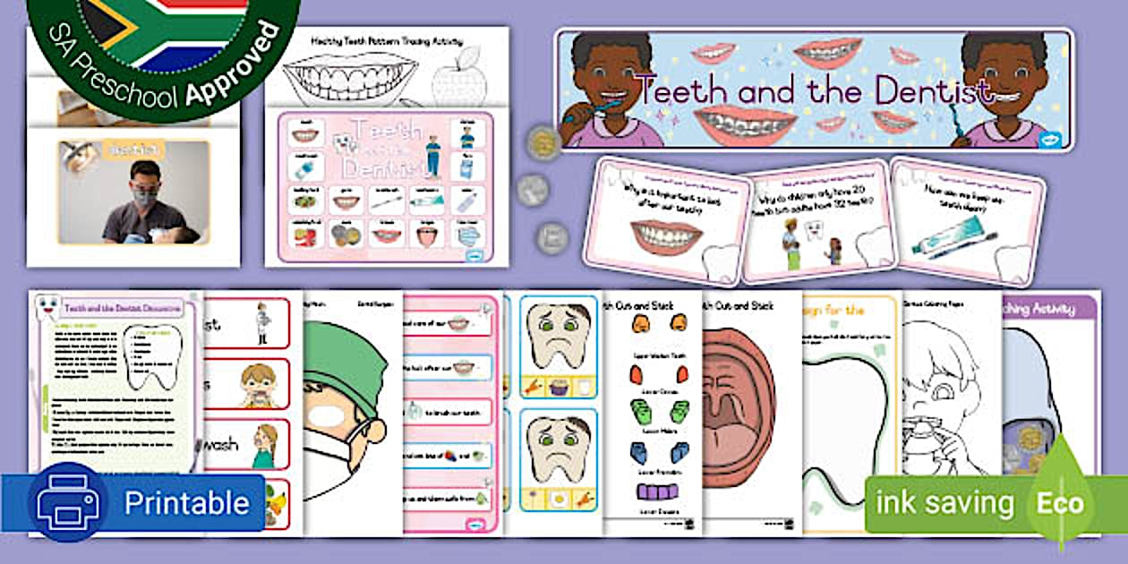 Teeth And The Dentist Resource Pack - Twinkl South Africa