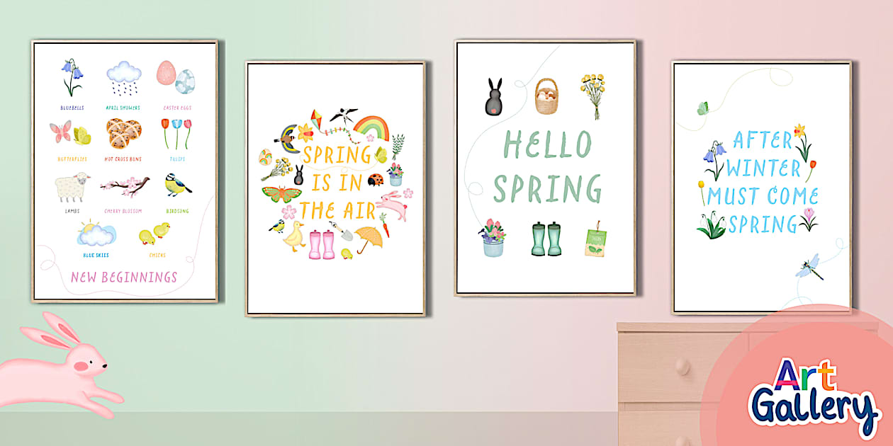 Spring Garden Themed Art Prints | Twinkl Art Gallery