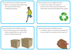 Adding and Subtracting Fractions with Different Denominators Challenge ...