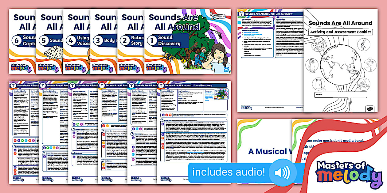 👉 Year 1 Sounds Are All Around - Unit Pack