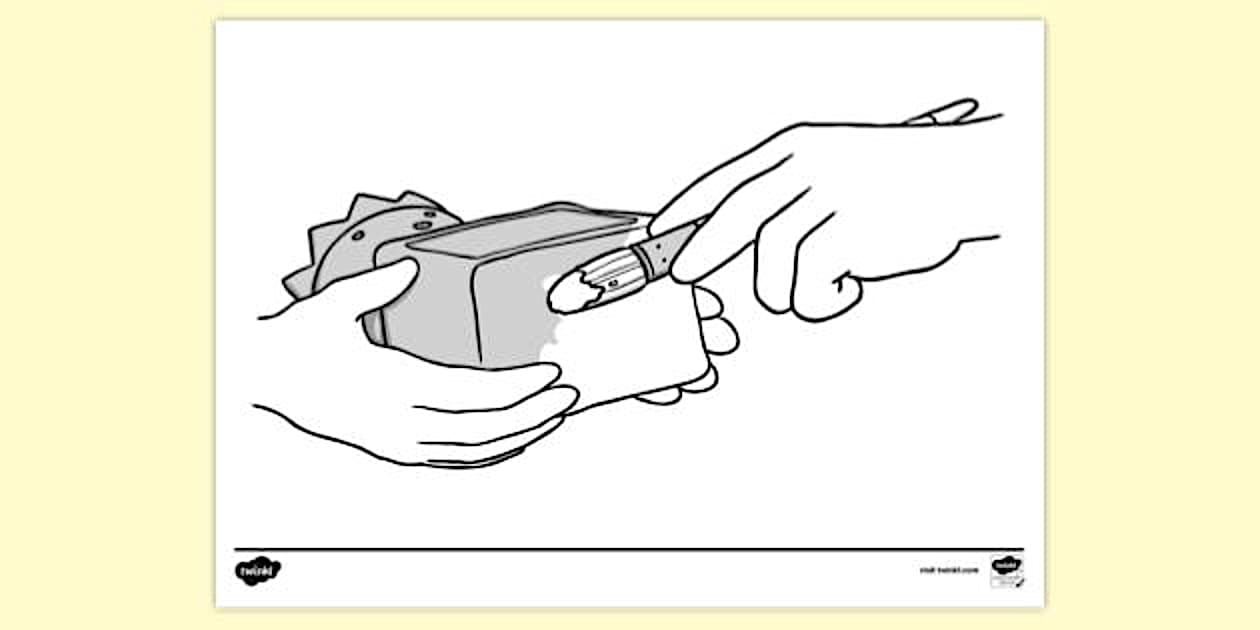 Painting Base of a Sculpture Colouring Sheet (teacher made)
