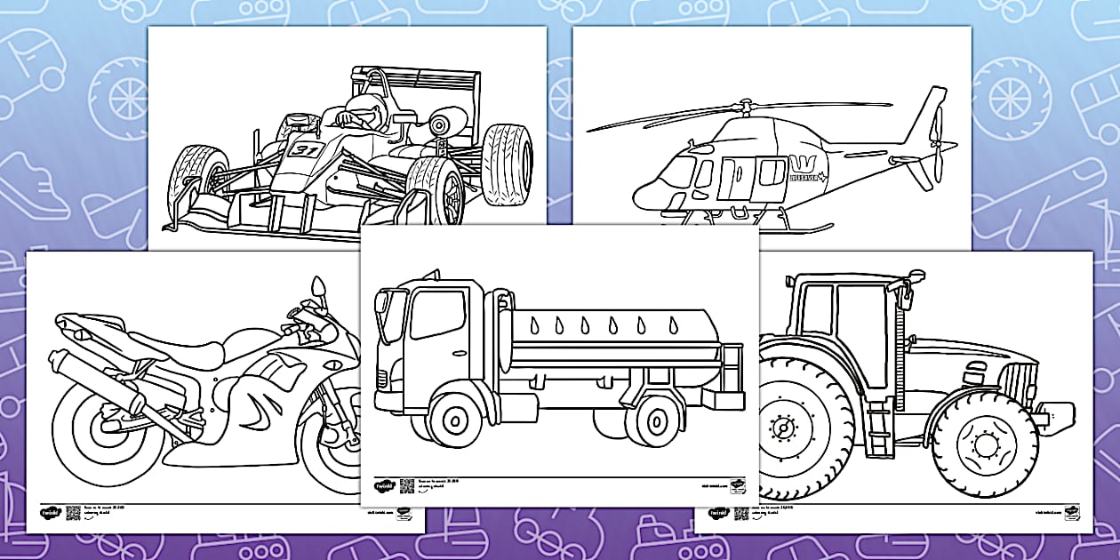 Transport Colouring Sheets | Twinkl Resources - Twinkl