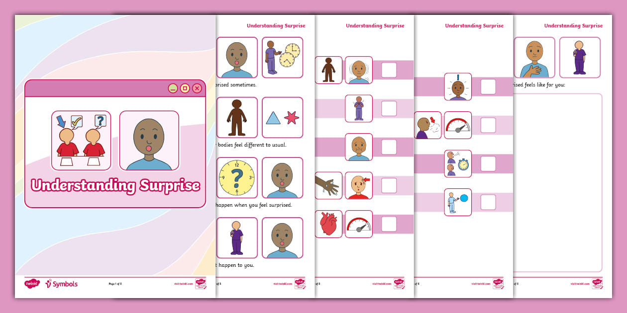 Twinkl Symbols: Understanding My Emotions - Surprise