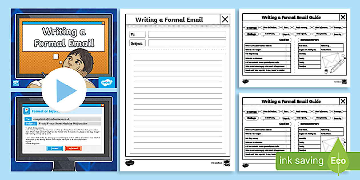 Writing a Formal Email – Resource Pack – KS2 - Twinkl