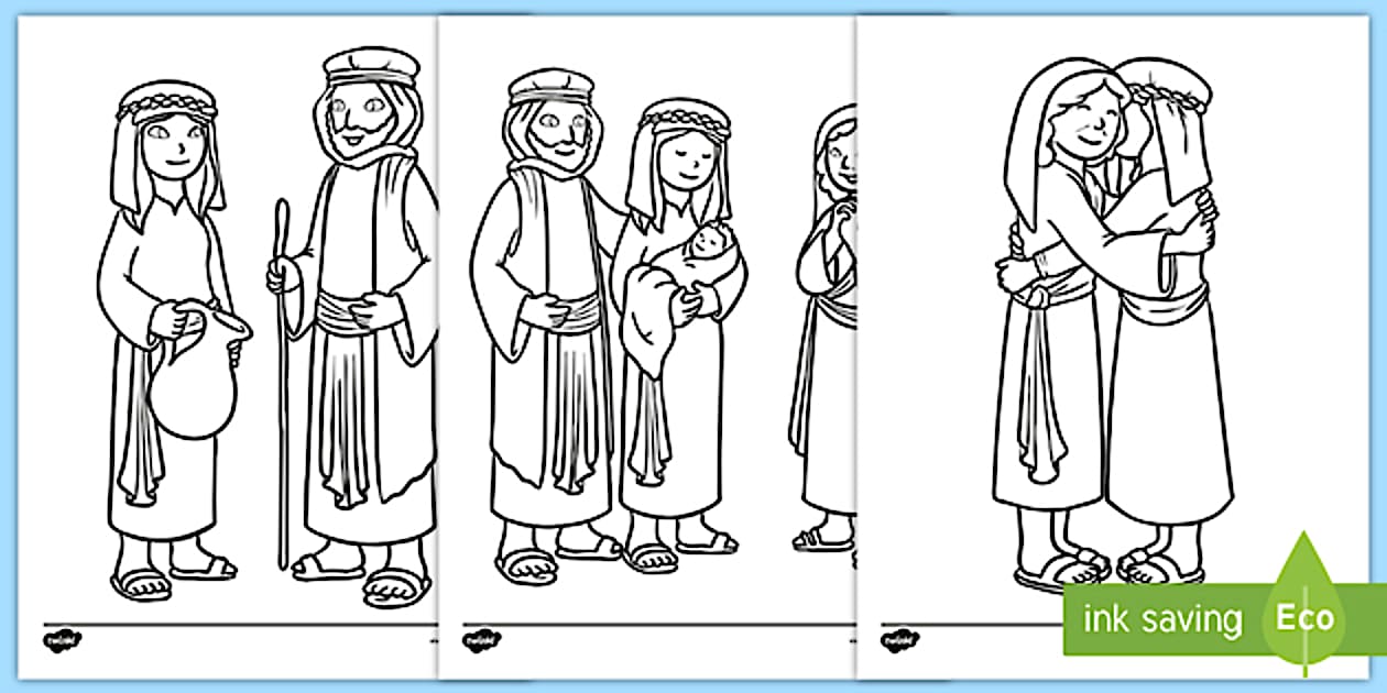 Ruth Coloring Pages | Christian Ed. Resources | Twinkl USA