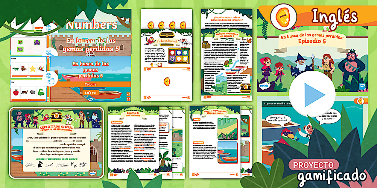 Proyecto gamificado: En busca de las gemas perdidas - Episodio 5