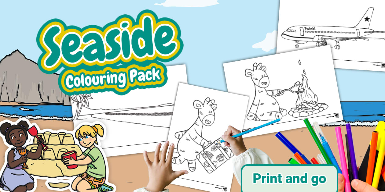 Foundation Phase Life Skills - Seaside - Colouring Pages (CAPS Aligned)
