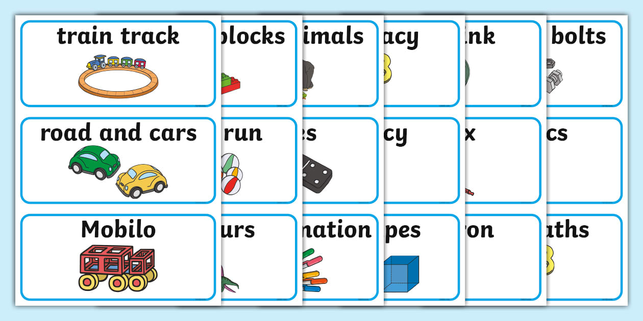 Construction Labels (Images) (teacher made) - Twinkl