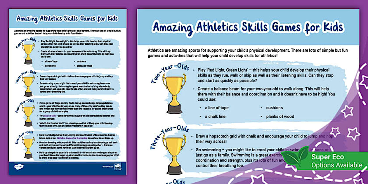 Amazing Athletics Skills Games for Kids
