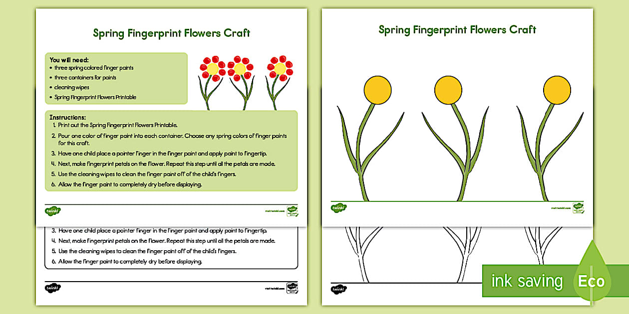Spring Flower Craft | Teaching Resource | Twinkl USA