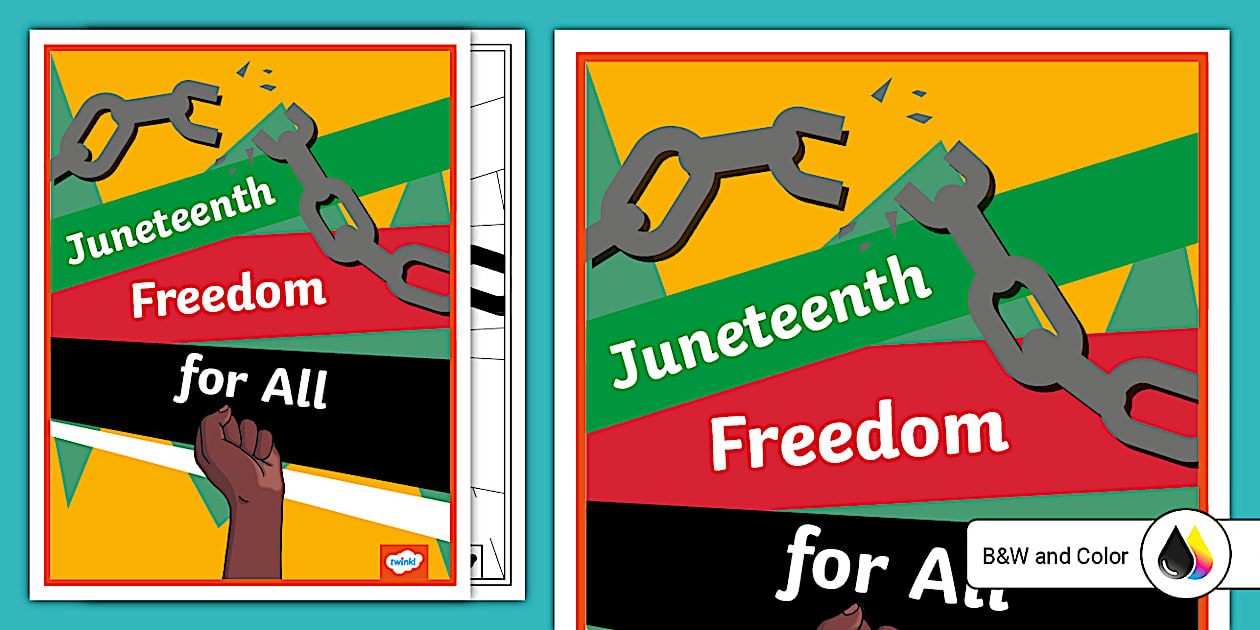 Juneteenth Poster | Juneteenth Holiday | Twinkl USA - Twinkl