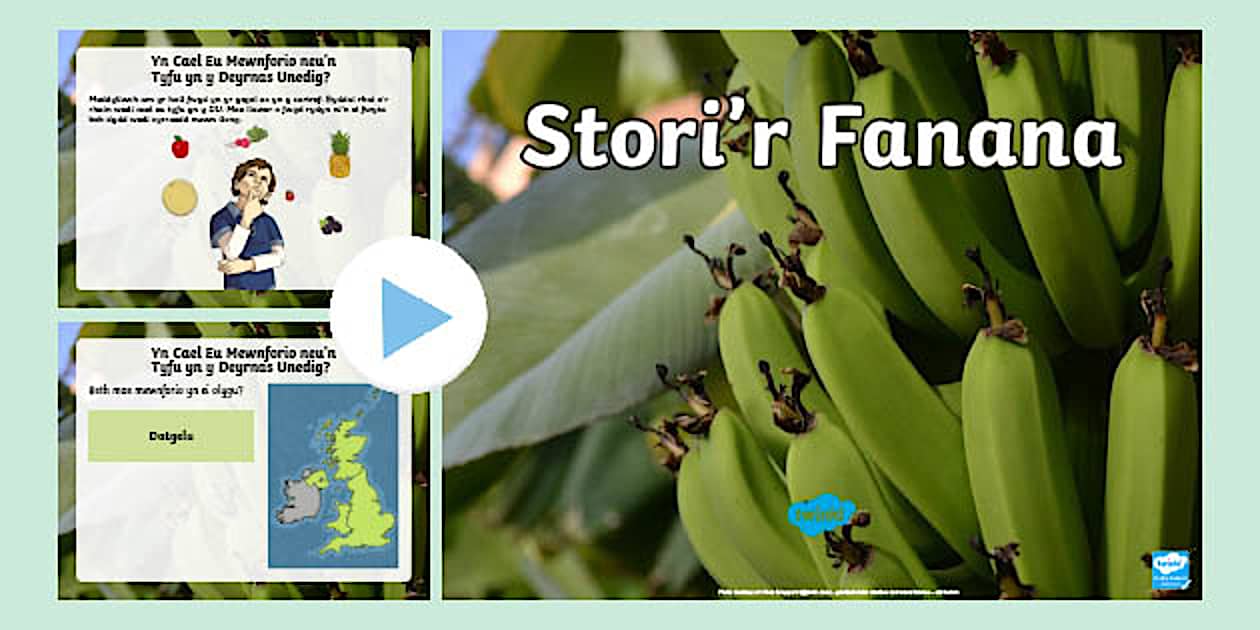 Pŵerbwynt Stori'r Fanana