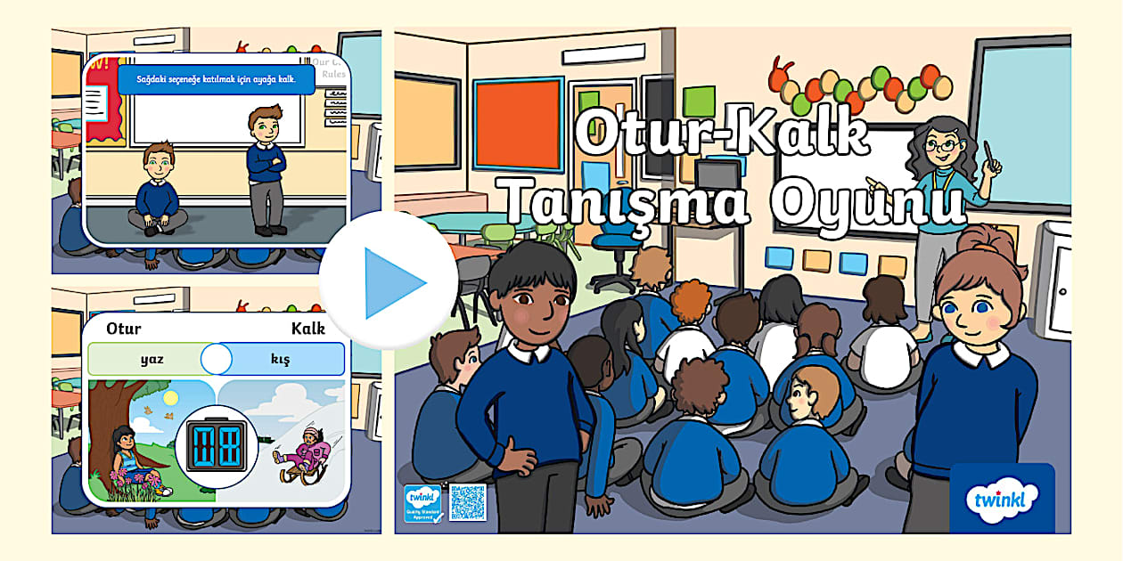 Otur-Kalk Oyunu | 1. Sınıf Tanışma Oyunları Örnekleri