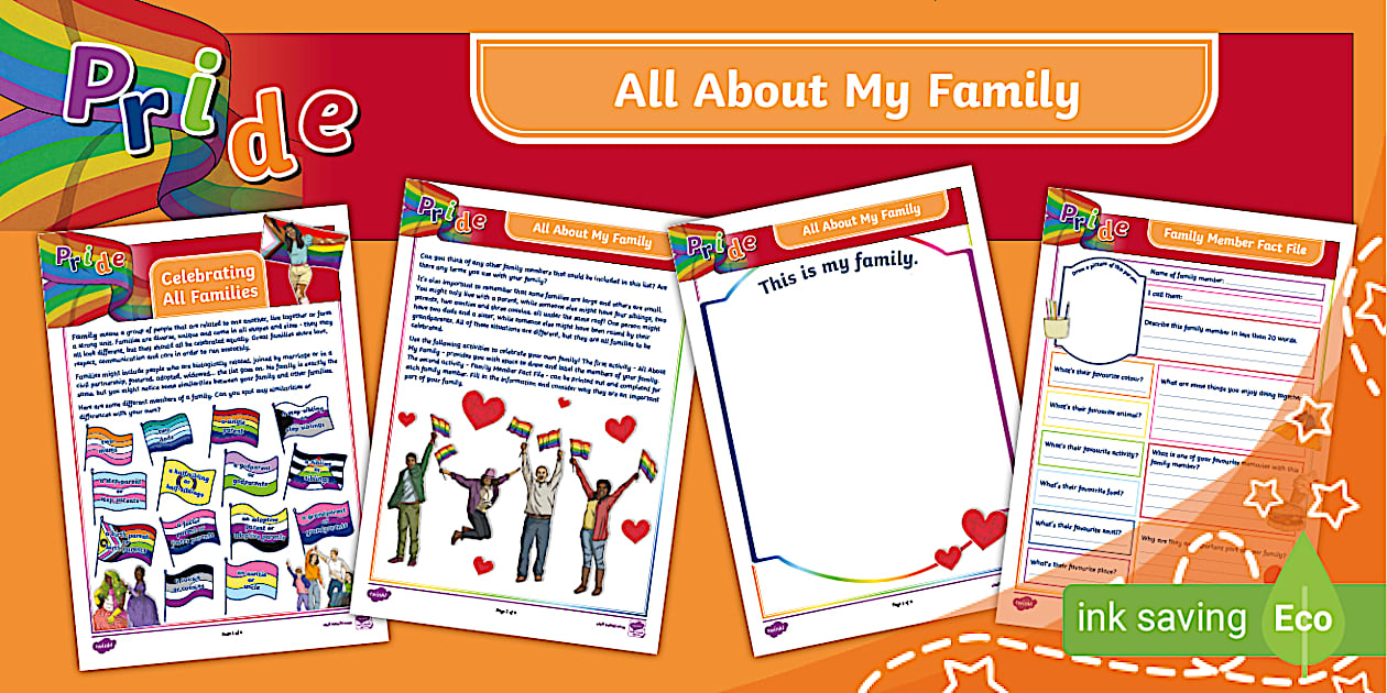 All About My Family (Ages 7 - 11) (teacher made) - Twinkl