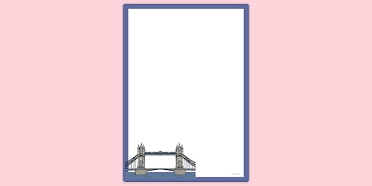Facts About The London Tower Bridge and Page Boarder