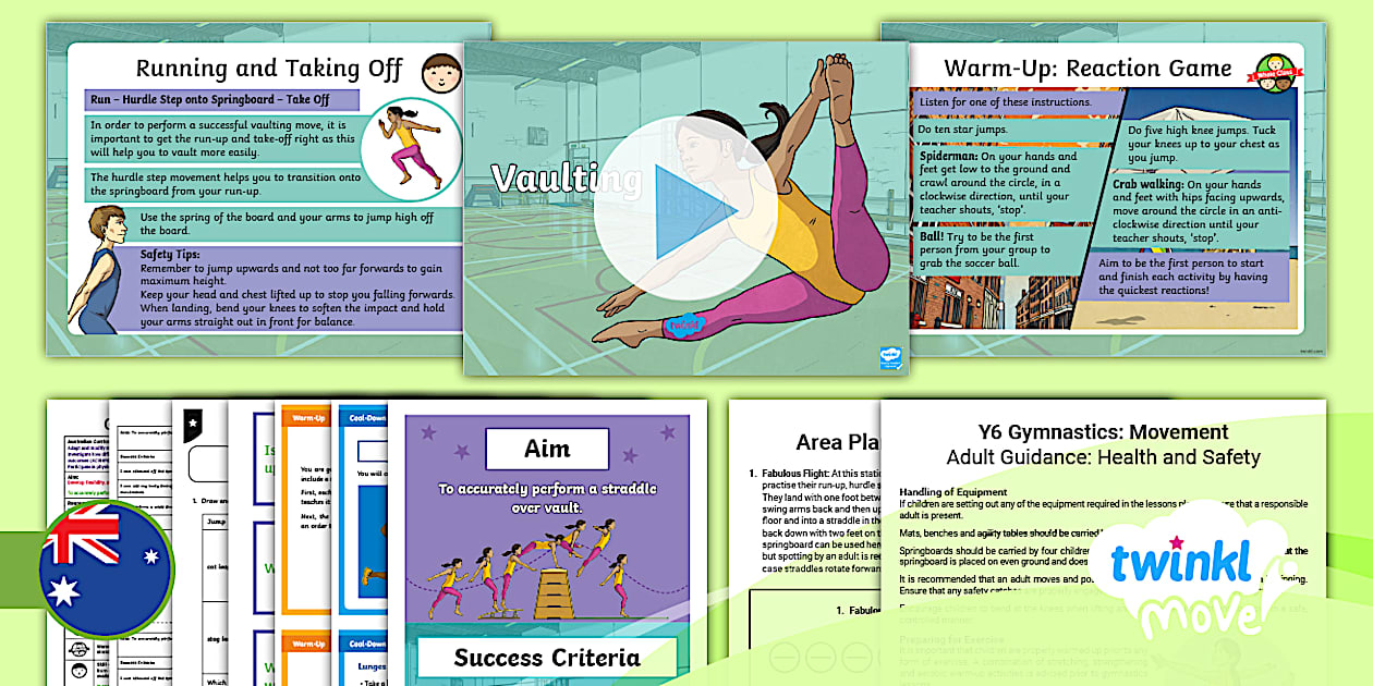 Move PE Year 6 Gymnastics: Movement Lesson 3: Vaulting