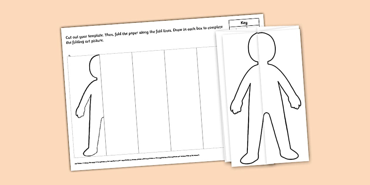 Design an Outfit Folding Art Template (teacher made)