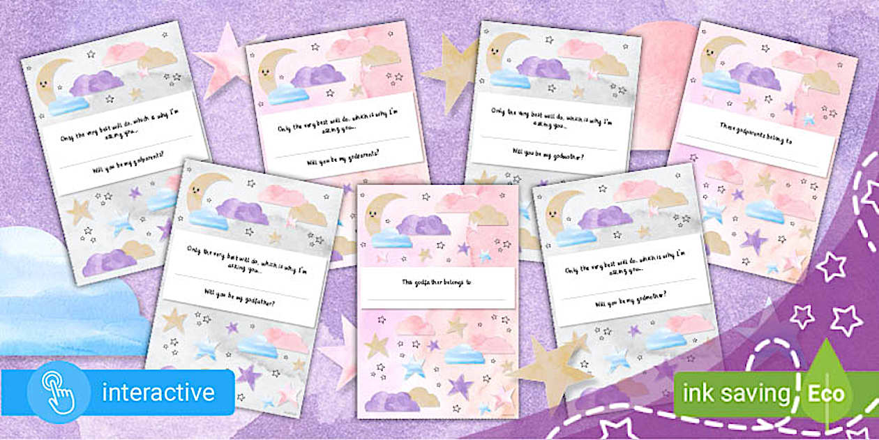 Printable Godparent Proposal Pack | Twinkl Parents - Twinkl