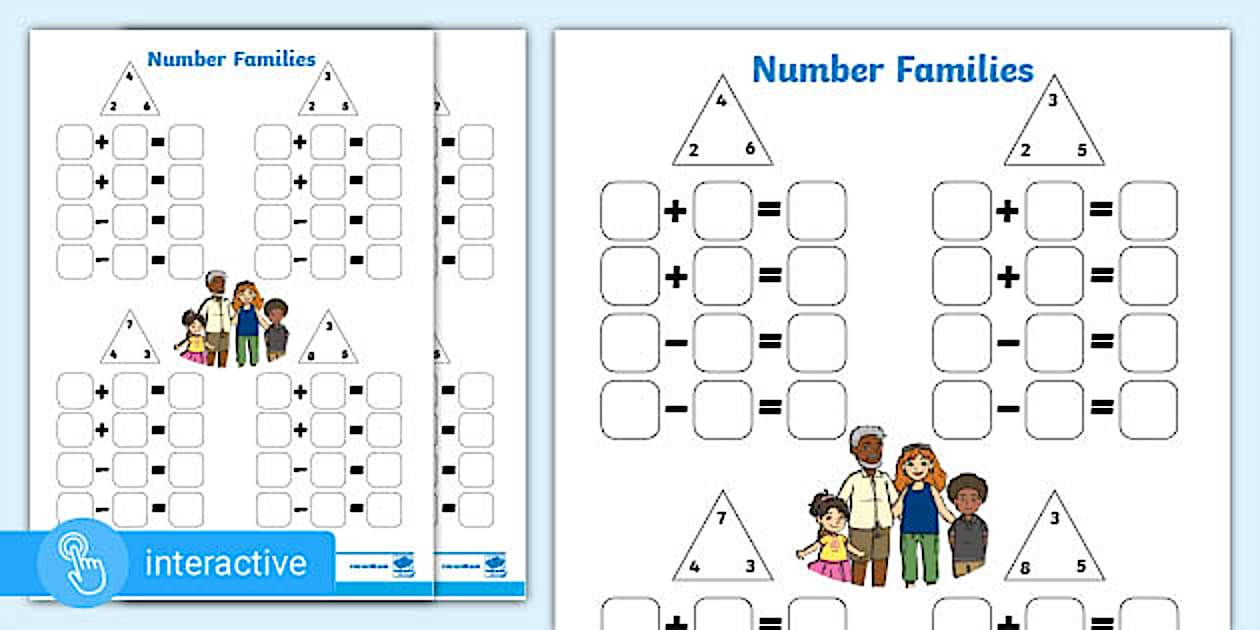 👉 White Rose: Supports Y1: Addition Subtraction: Related Facts