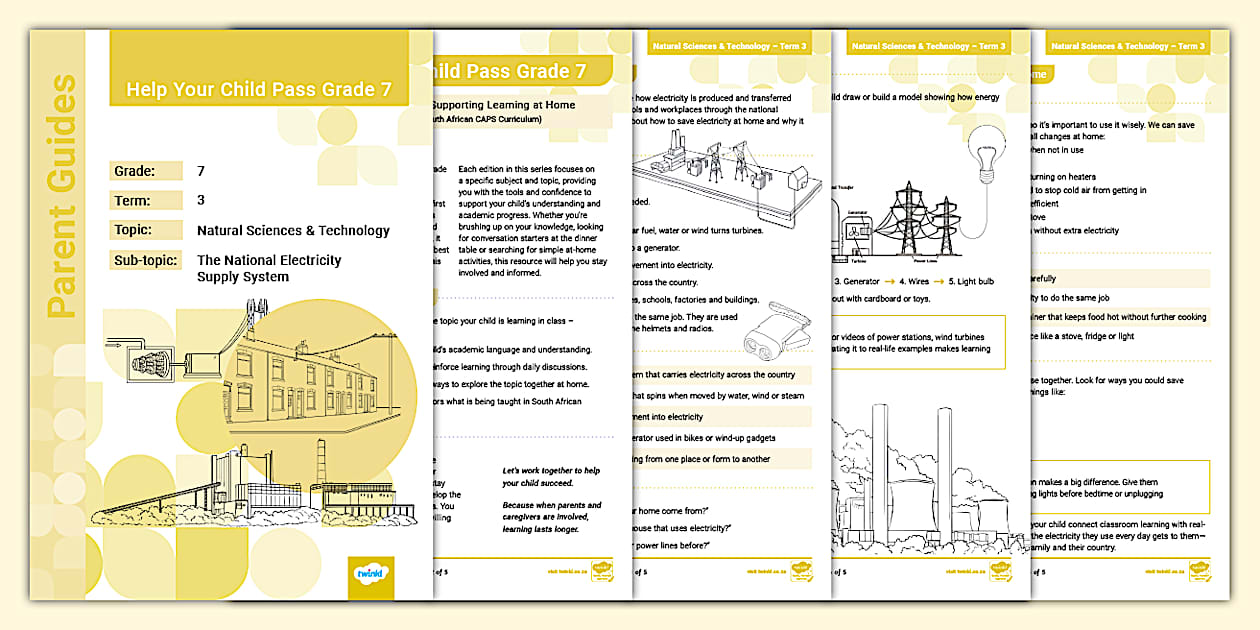 Help Your Child Pass Grade 7 Parent Guides – The National Electricity ...