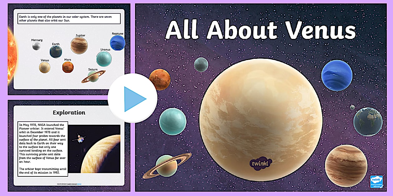 All About Venus PowerPoint - Venus Information PowerPoint