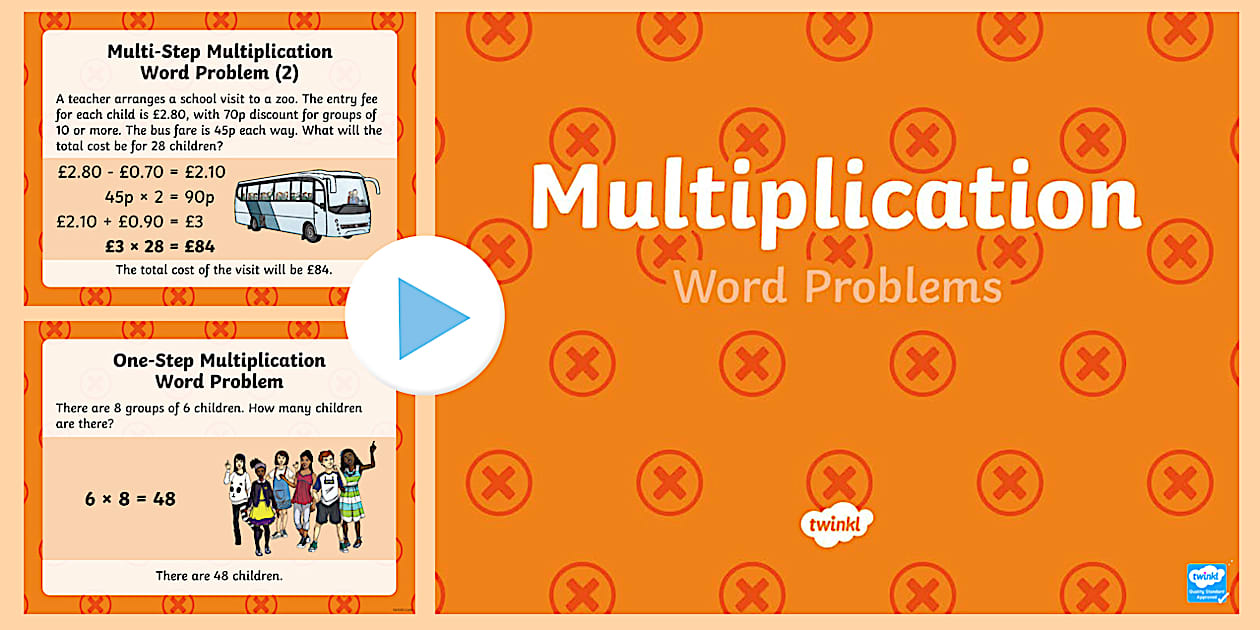 KS2 Multiplication Word Problems PowerPoint (teacher made)