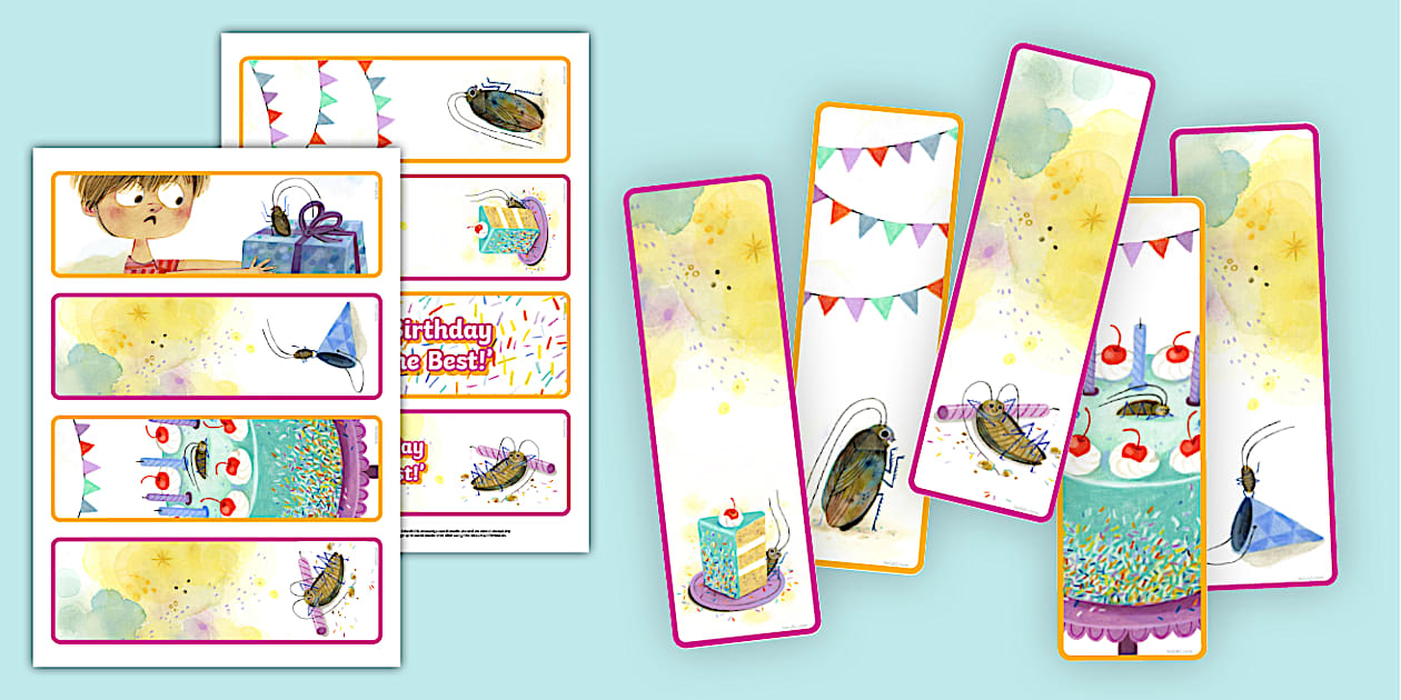 Your Birthday Was The Best! Bookmarks (Teacher-Made)