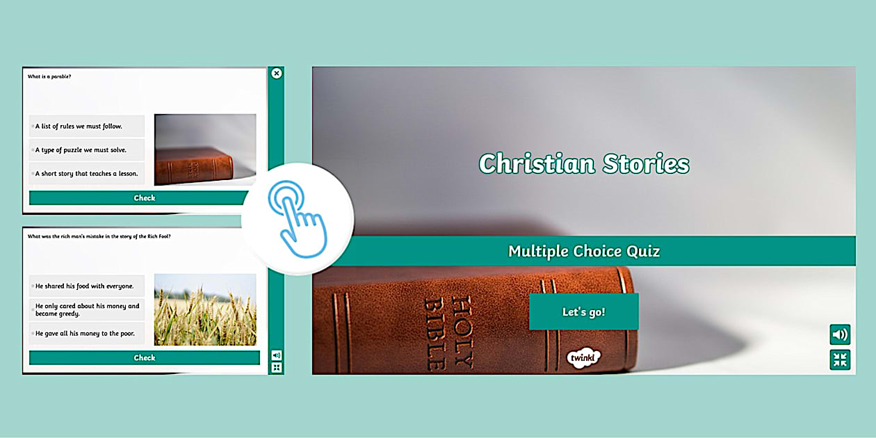 RE: Christian Stories: KS1 Interactive Quiz
