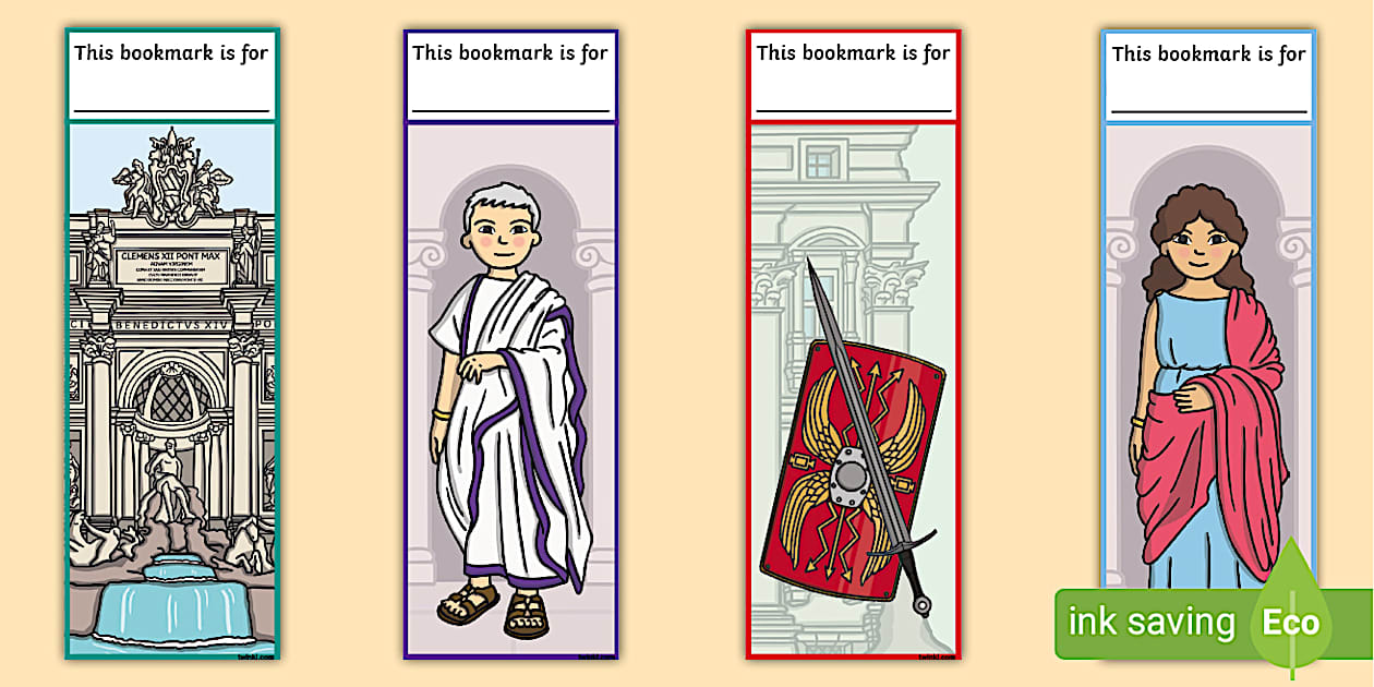 Bookmarks Ancient Romans Resource | Twinkl (teacher made)