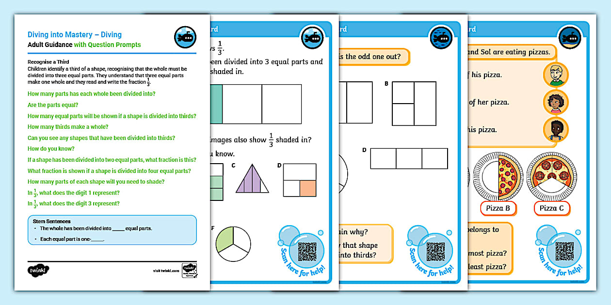 👉 Year 2 DiM: Step 7 Recognise a Third Activity Cards