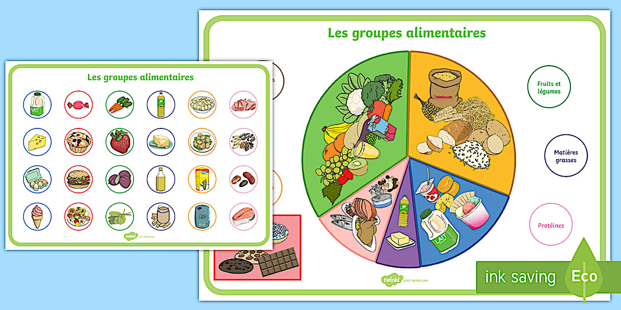 Feuille d'activités sur les groupes alimentaires : Trier les aliments