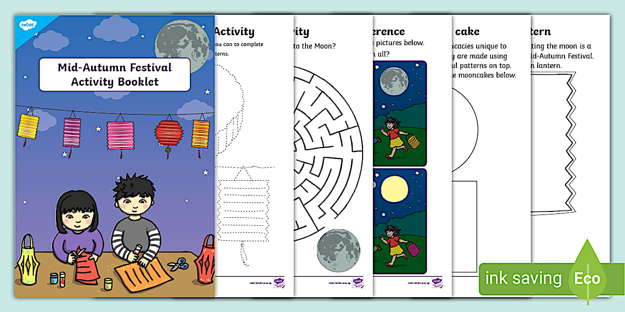 *Singapore Mid-Autumn Festival Activity Booklet* - Twinkl